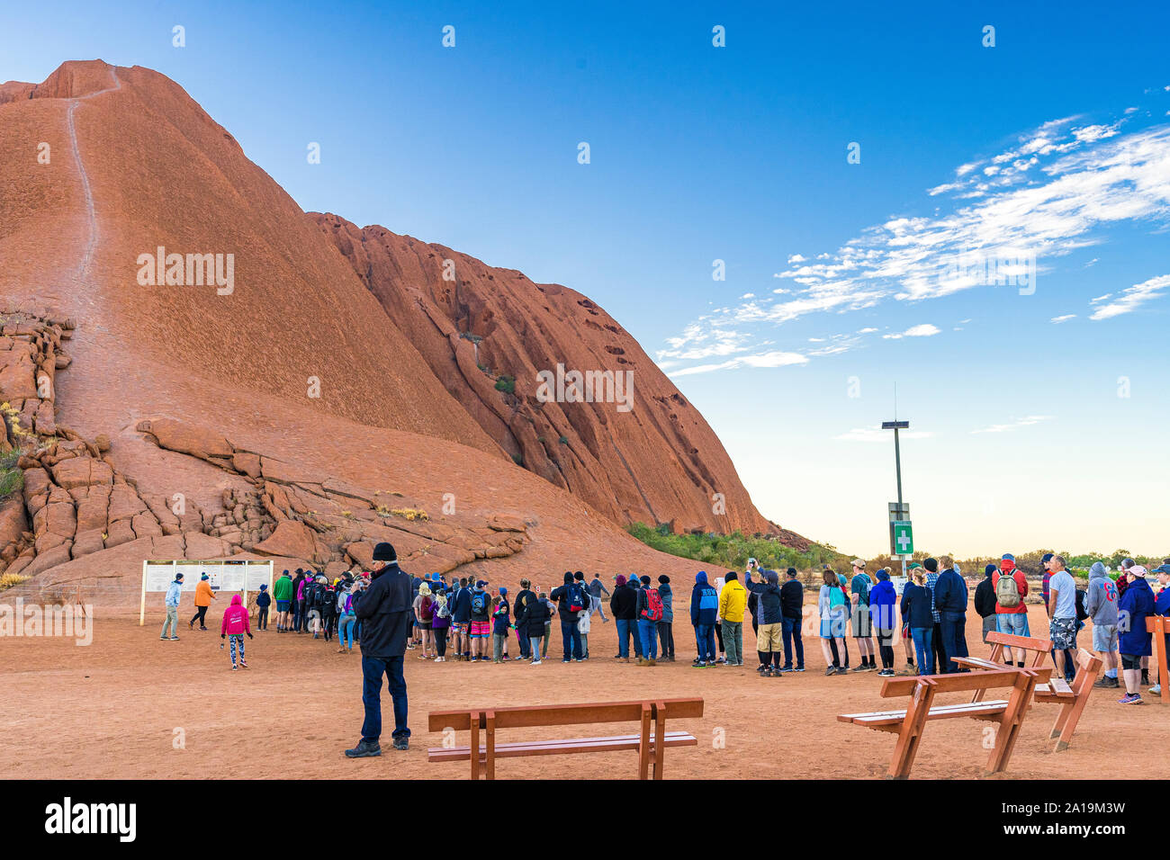 People climbing uluru hi-res stock photography and images - Alamy