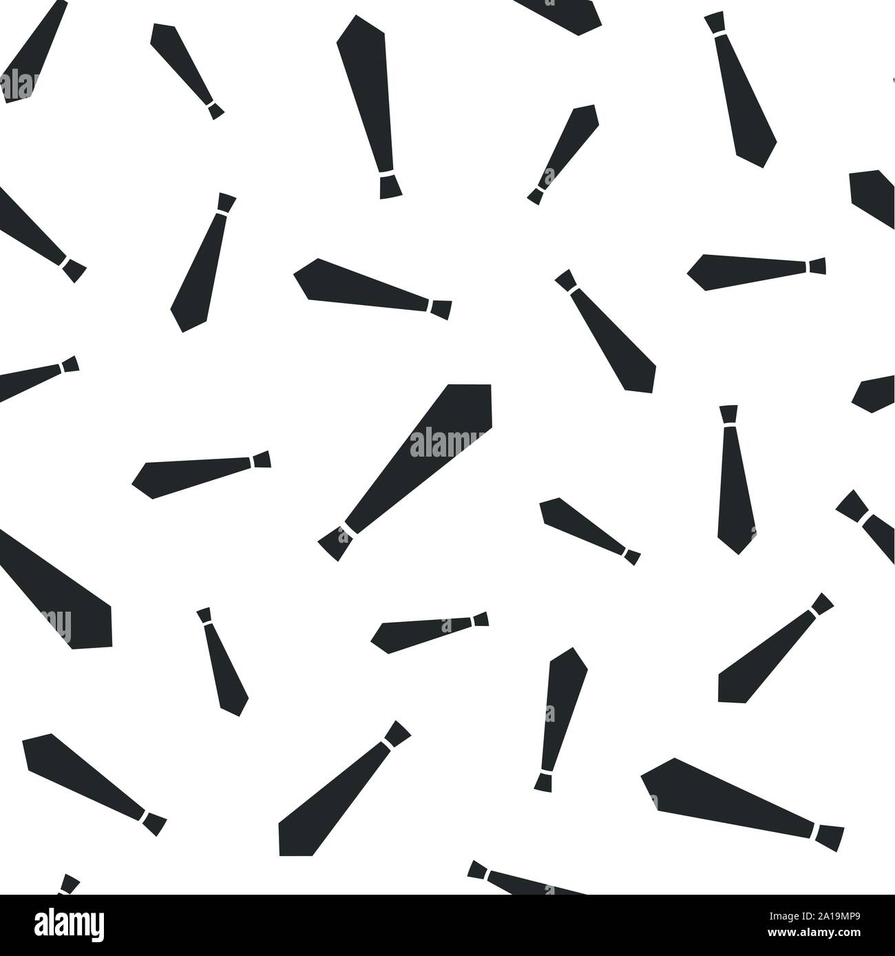 Seamless neck ties pattern. Men's ties isolated on white background ...