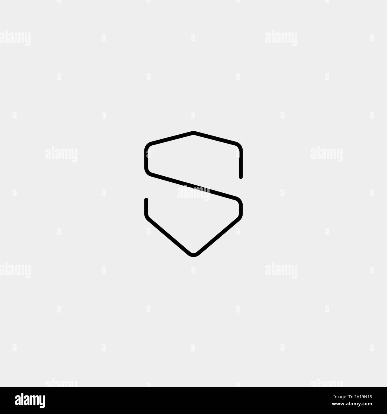Letter S SS Shield Logo Design Simple Vector Stock Vector Image & Art ... Letter S SS Shield Logo Design Simple Vector Stock Vector Image & Art ...