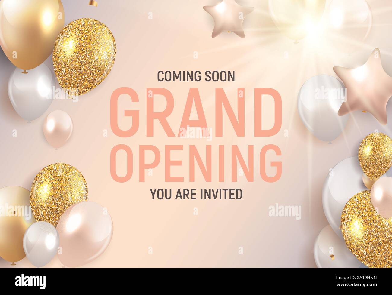 Grand opening concept. Vector Illustration Stock Vector Image & Art - Alamy