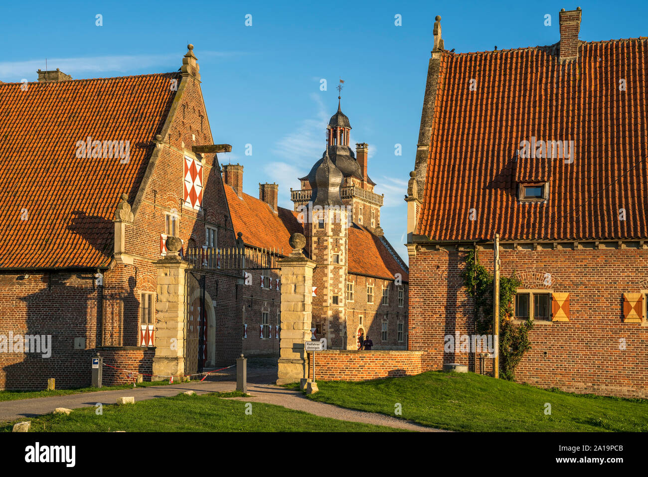 Schloss Raesfeld in Raesfeld, Kreis Borken, Münsterland, Nordrhein ...