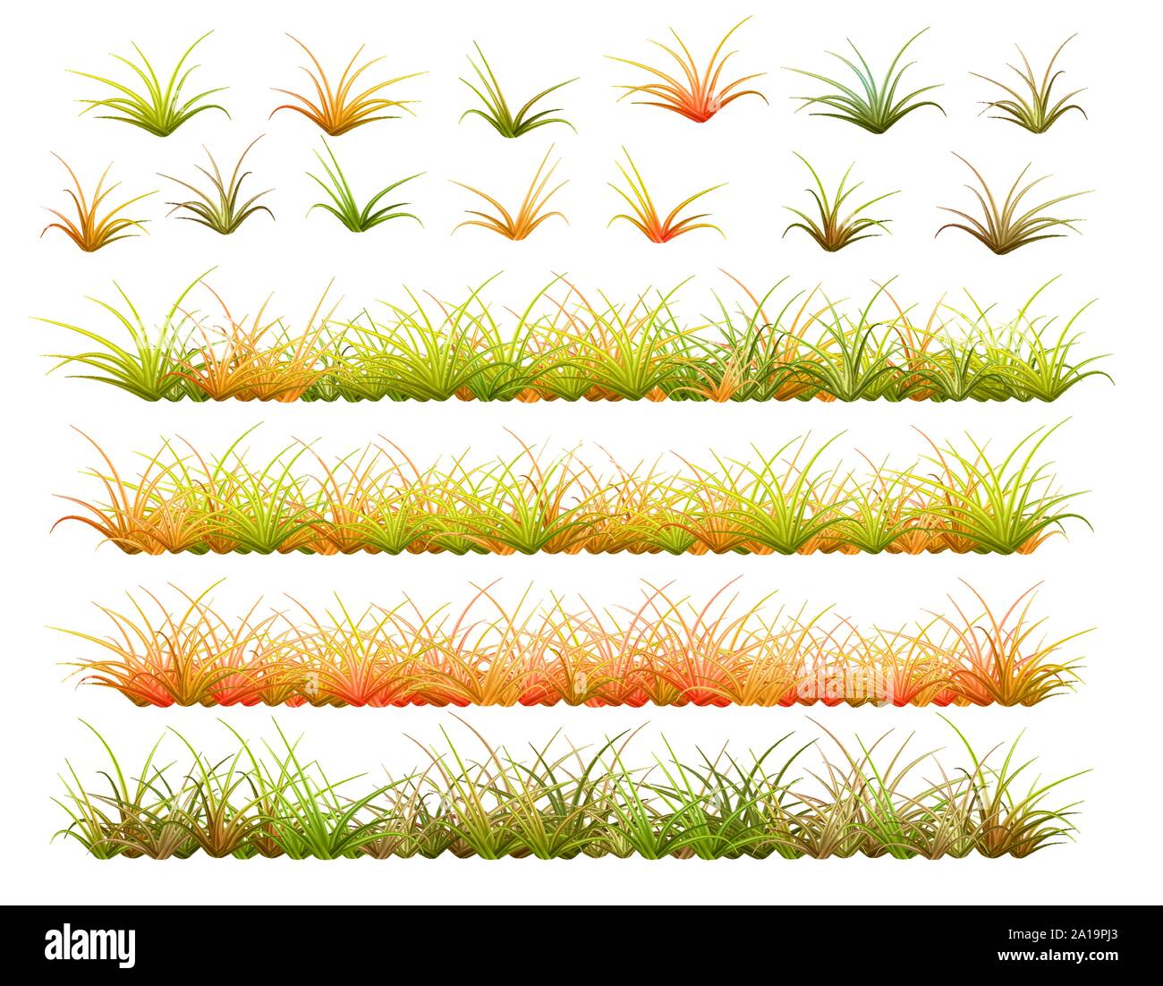 Vector Grass Border Stock Vector Image & Art - Alamy