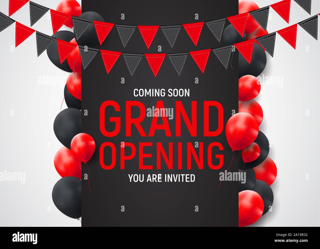 Grand opening concept. Vector Illustration Stock Vector Image & Art - Alamy
