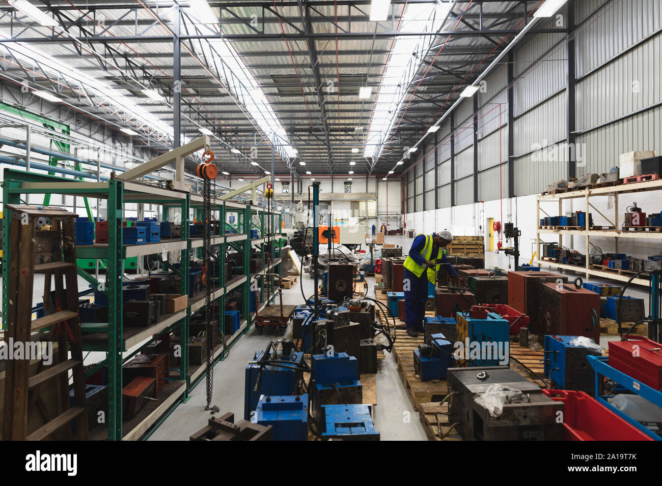Worker trolley in large hi-res stock photography and images - Alamy