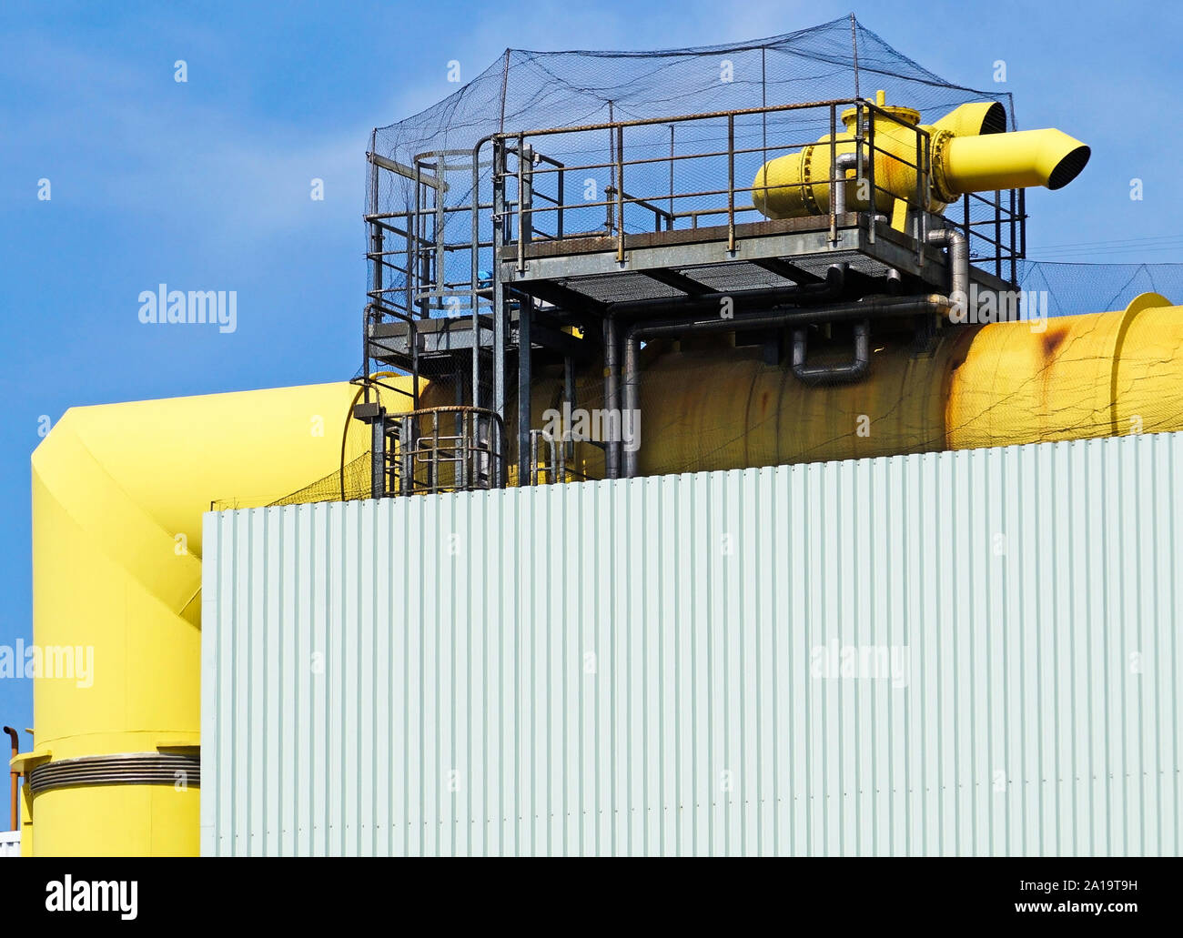 Large pipe of the power station Stock Photo - Alamy