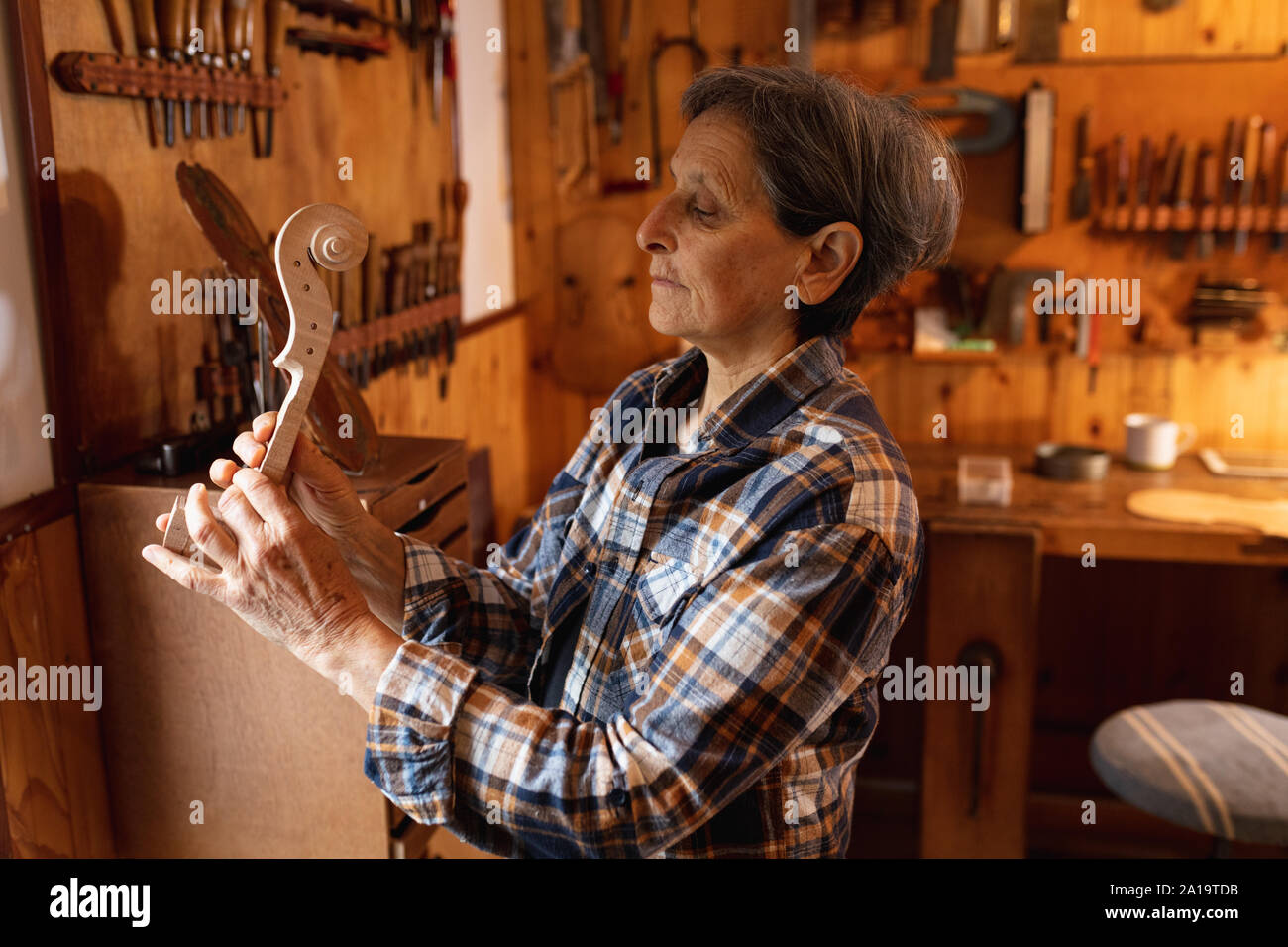 Female scroll hi-res stock photography and images - Alamy