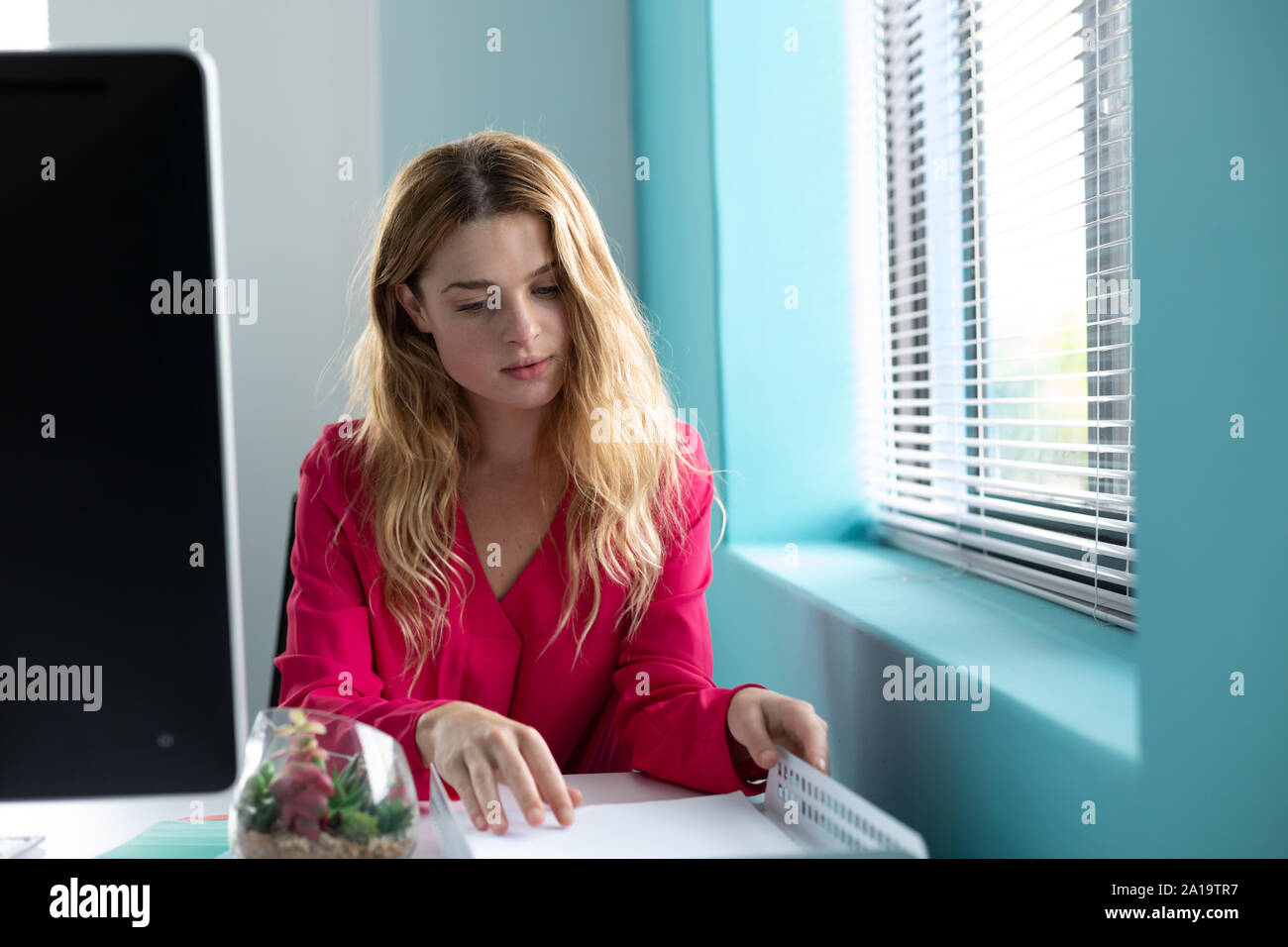 Close up in modern office hi-res stock photography and images - Alamy