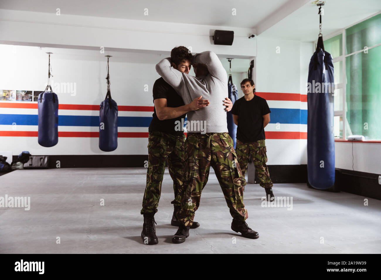Self defence training Stock Photo - Alamy