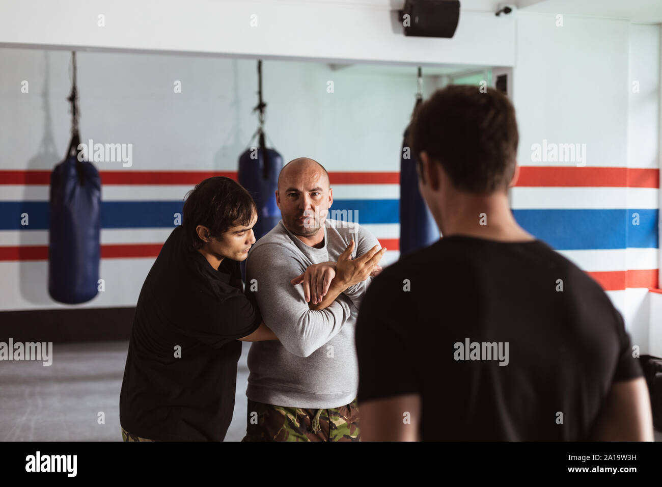 Self defence training Stock Photo - Alamy