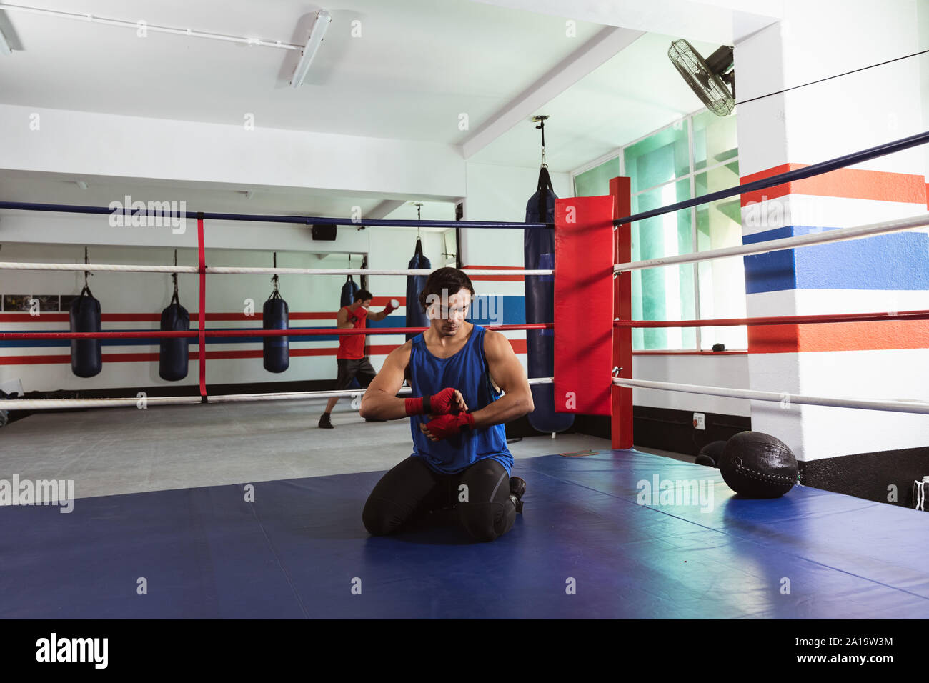 Working out boxing hi-res stock photography and images - Alamy