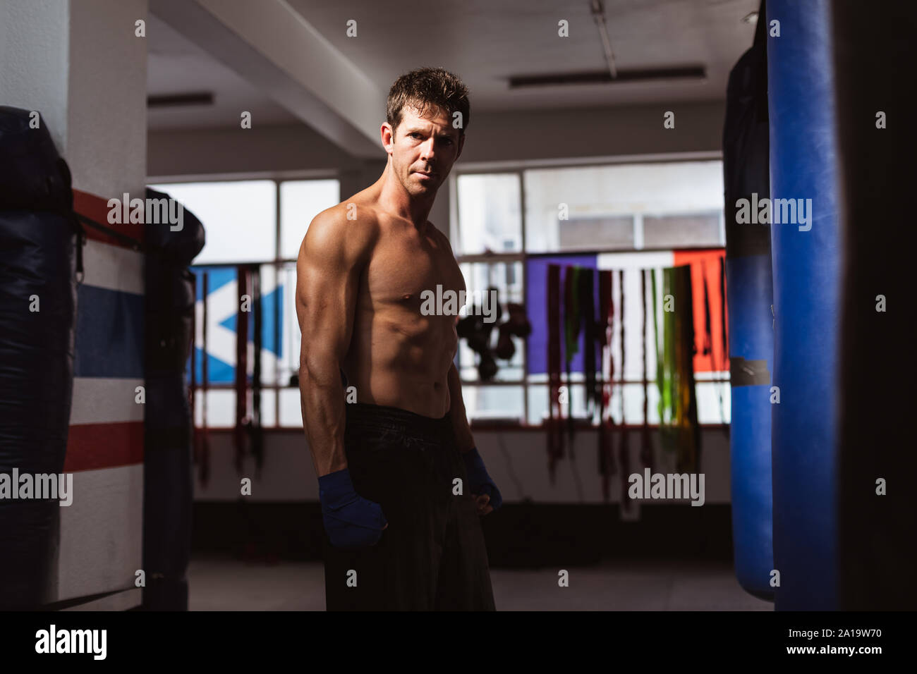 Close up male boxer boxing hi-res stock photography and images - Alamy