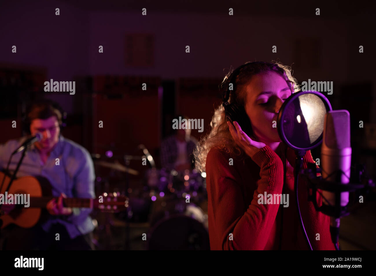 Band recording studio hi-res stock photography and images - Alamy