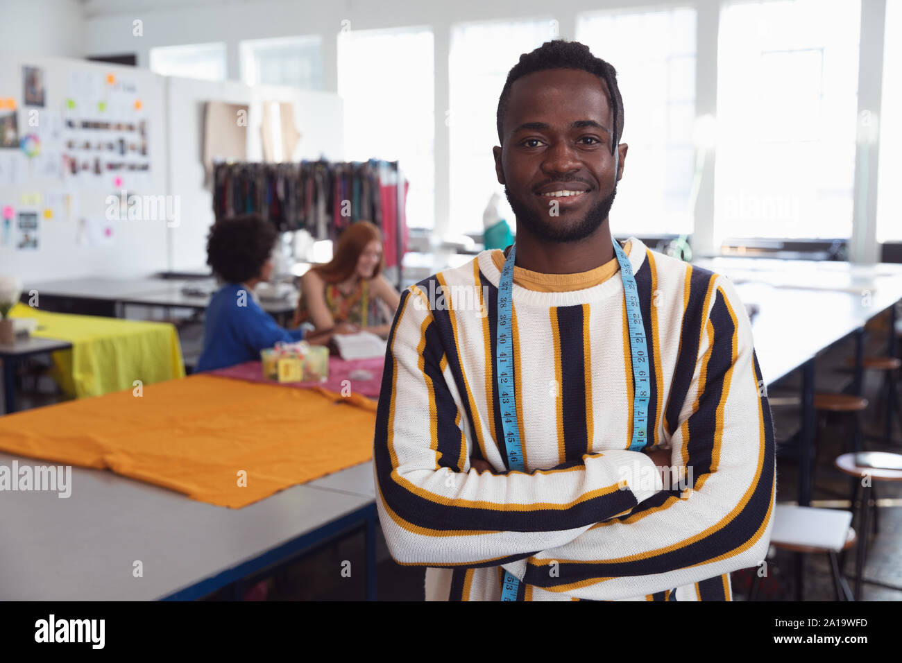 Portrait of a young male fashion student at college Stock Photo - Alamy