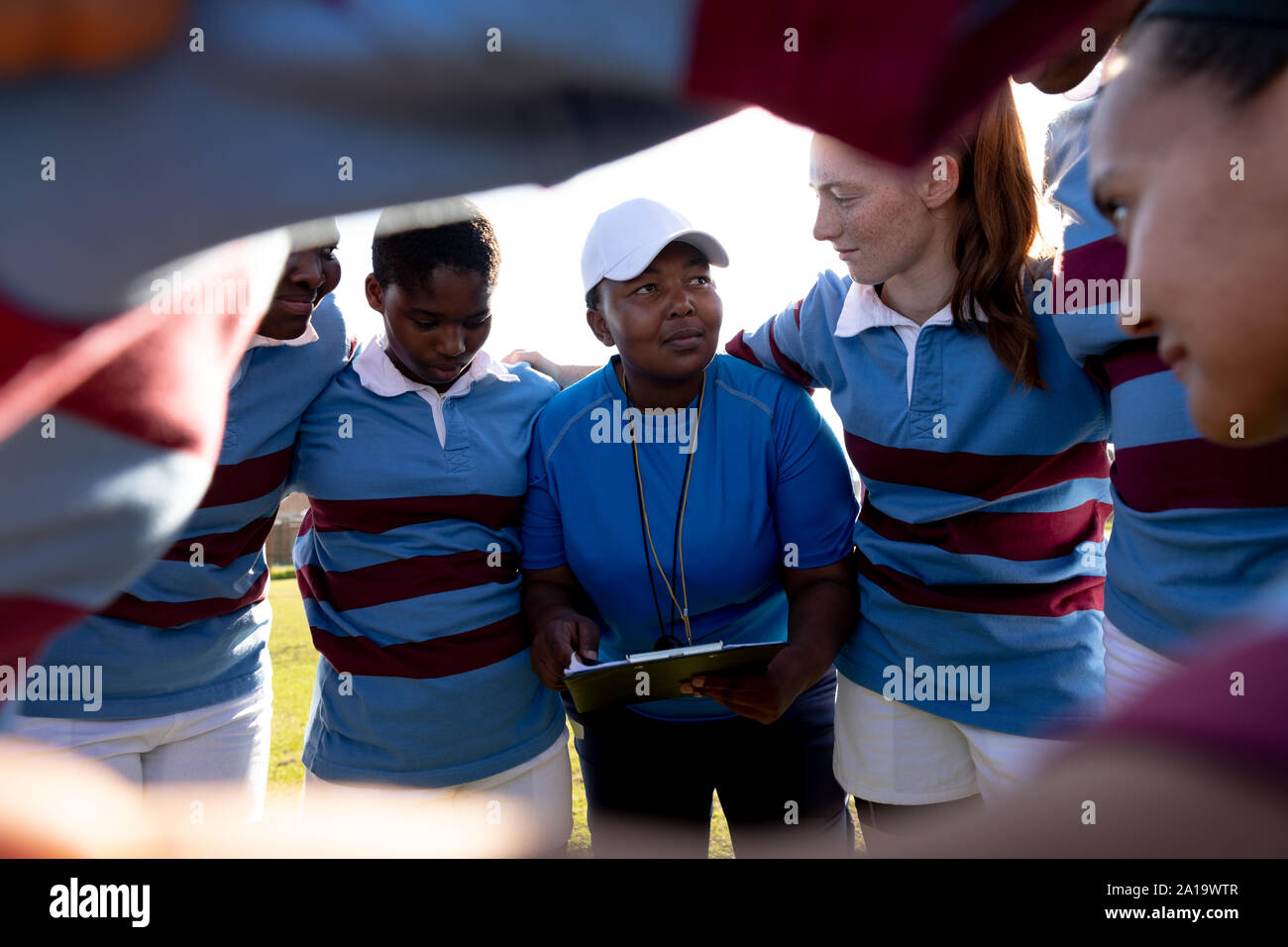 Female sports coach confident hi-res stock photography and images - Alamy