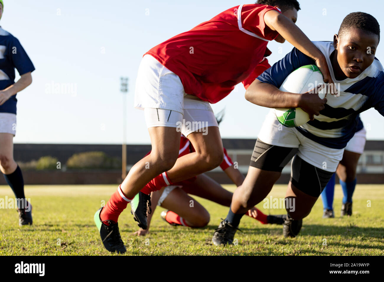Female rugby player hi-res stock photography and images - Alamy