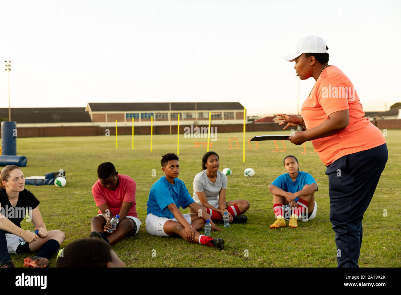Female coach team hi-res stock photography and images - Alamy