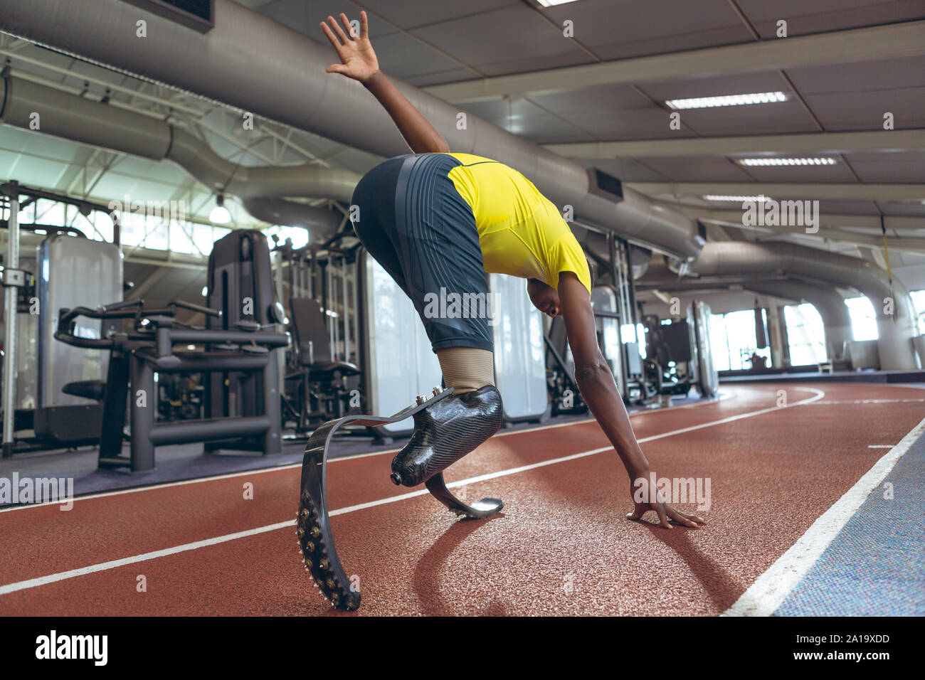 Disabled running hi-res stock photography and images - Alamy