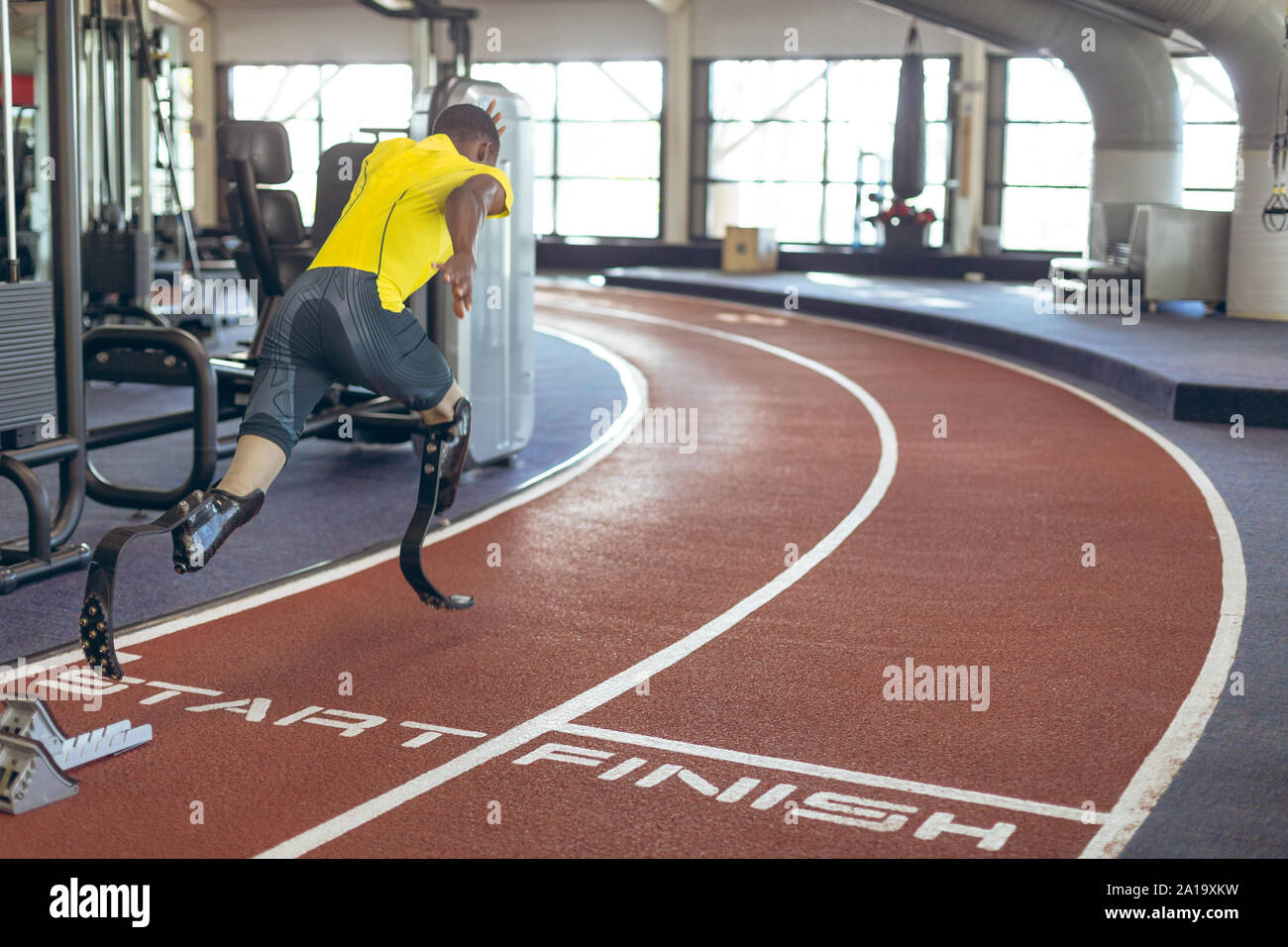 Disabled running race track hi-res stock photography and images - Alamy