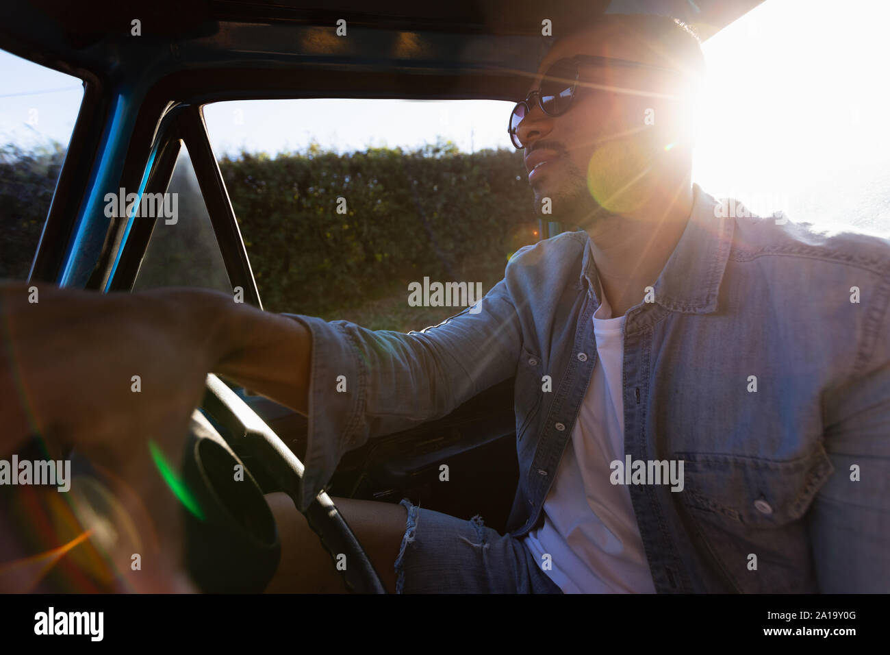 Driving a pick up truck hi-res stock photography and images - Alamy