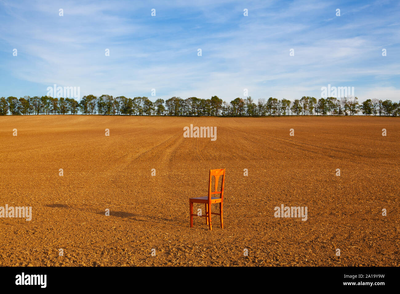 Aerial view field after harvesting hi-res stock photography and images ...