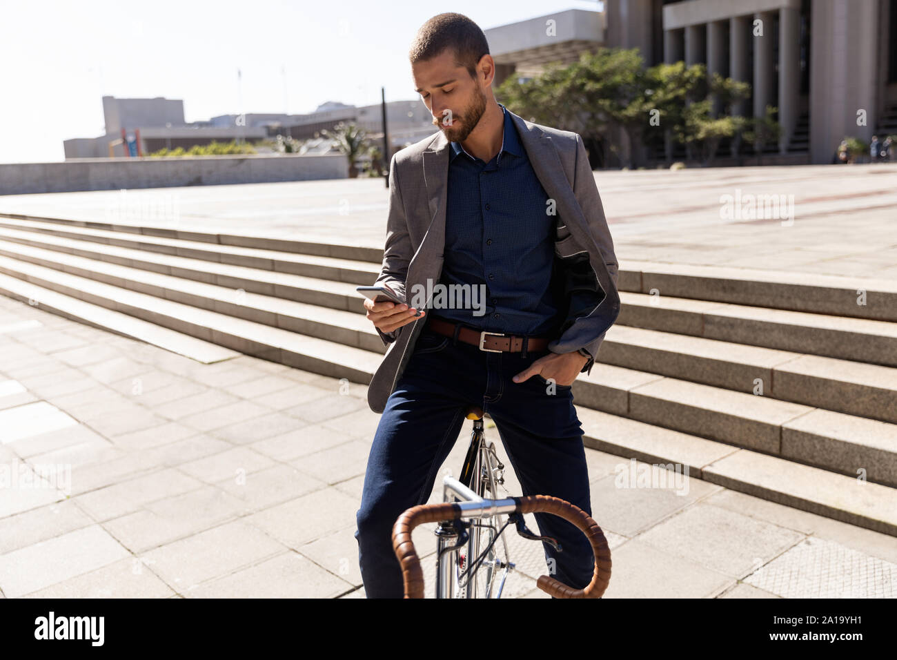 Man on the bike hi-res stock photography and images - Alamy
