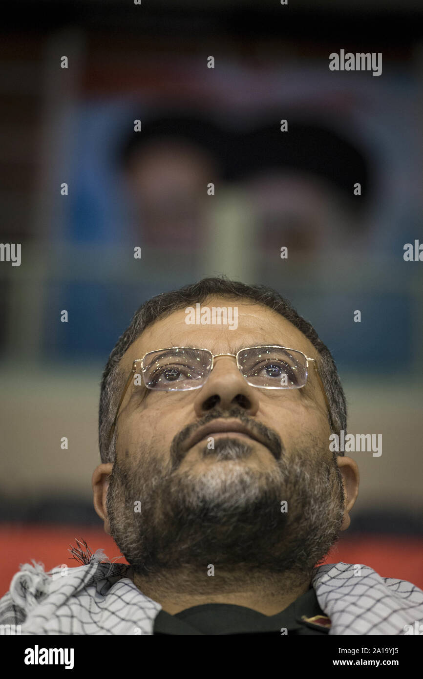 Tehran, Iran. 25th Sep, 2019. Brigadier General GHOLAMREZA SOLEIMANI ...