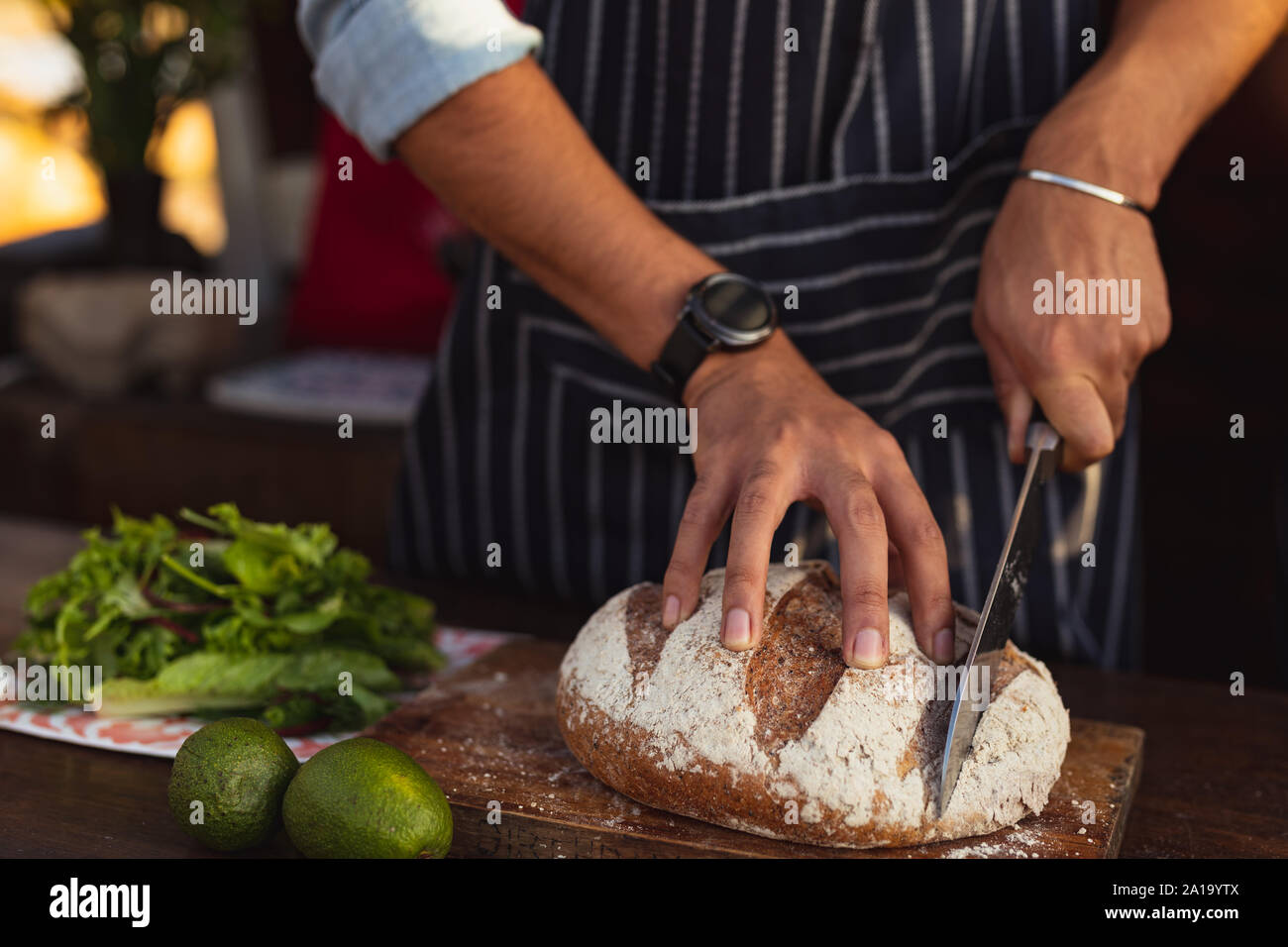 Takeaway food van man hi-res stock photography and images - Alamy