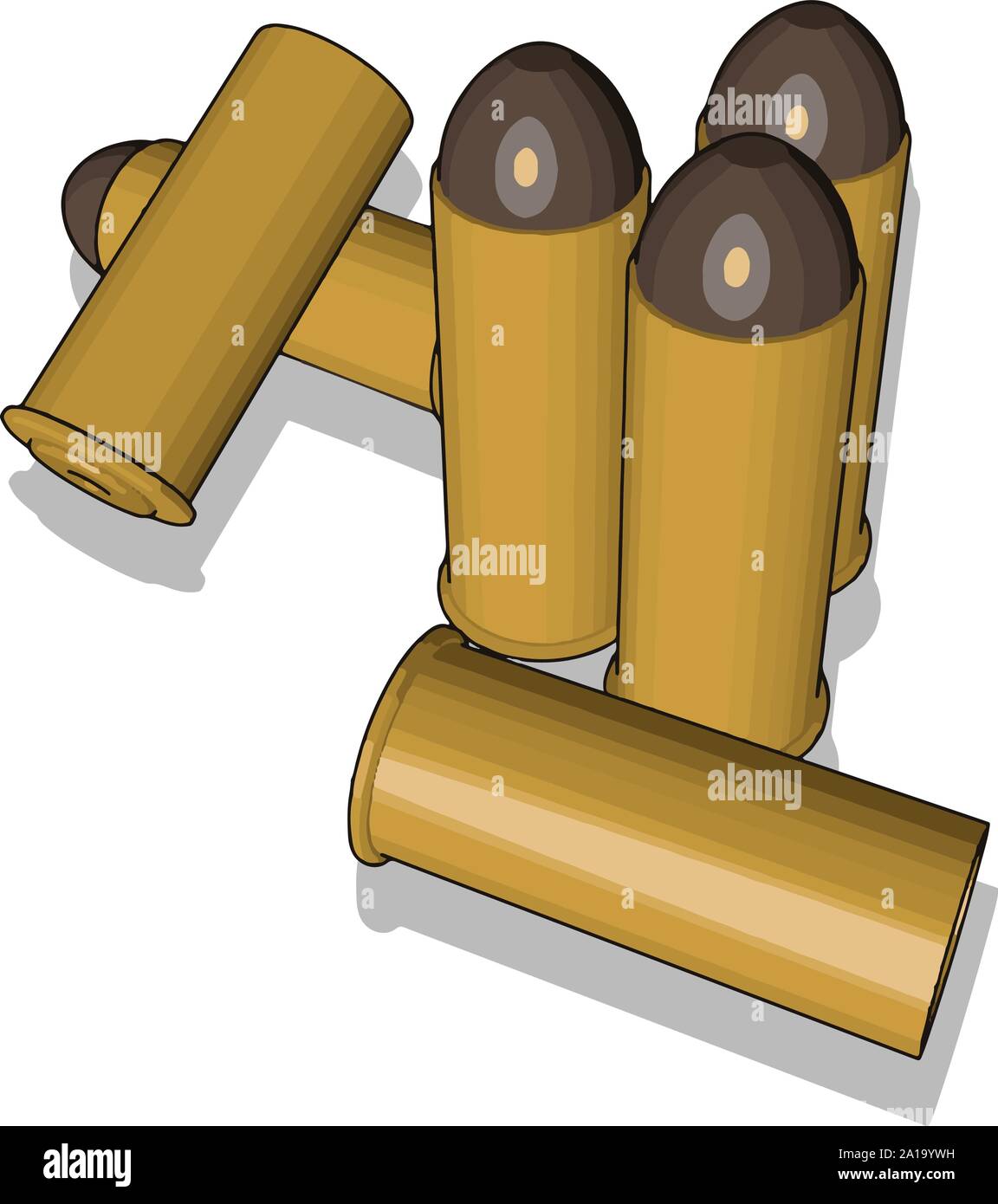 Bullets, illustration, vector on white background Stock Vector Image ...