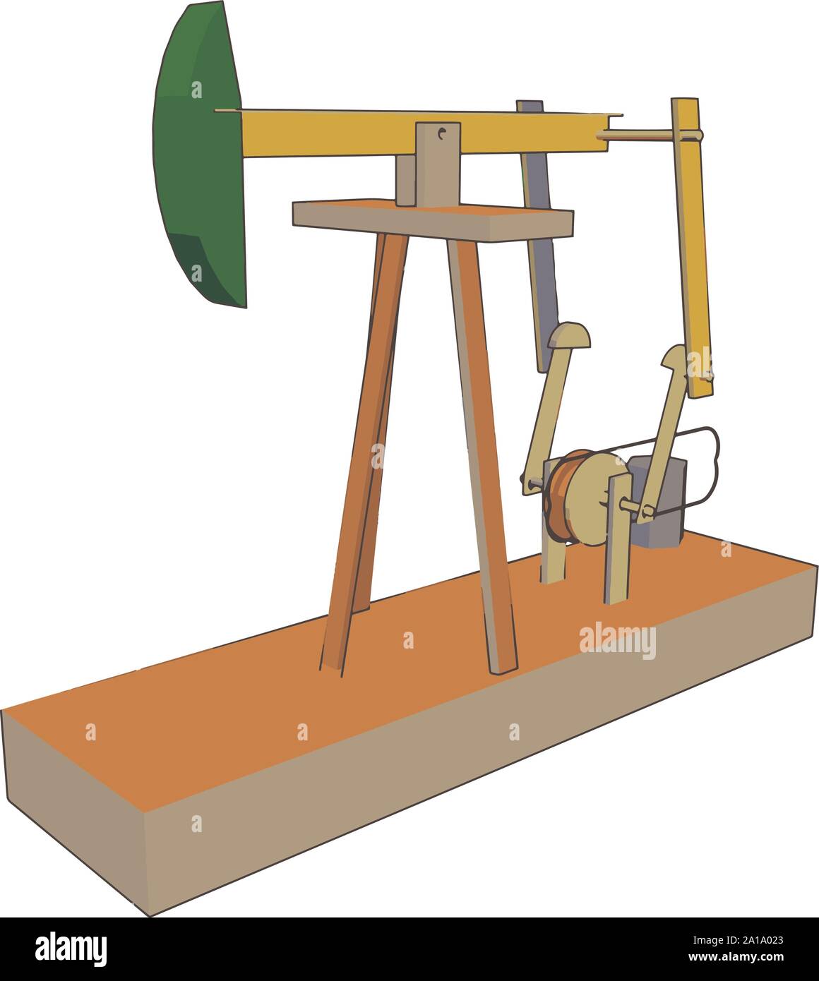 Retro machine, illustration, vector on white background Stock Vector ...