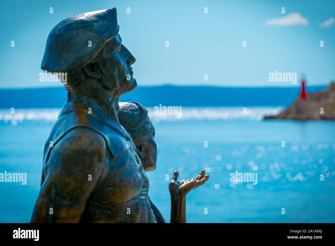Statues taking a walk Stock Photo - Alamy