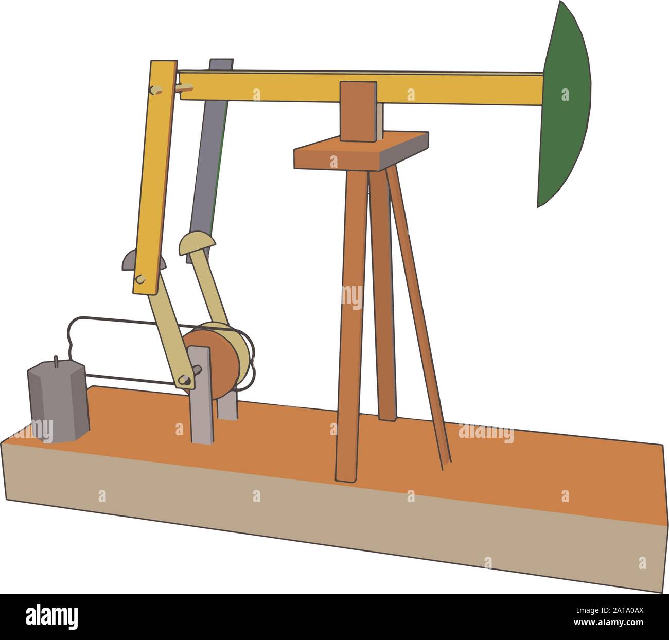 Retro machine, illustration, vector on white background Stock Vector ...