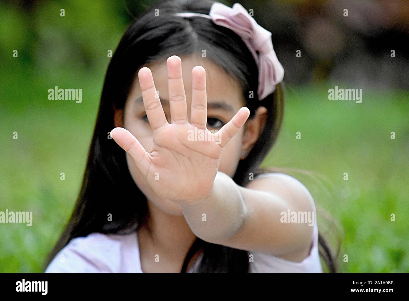Stopping girl hi-res stock photography and images - Alamy