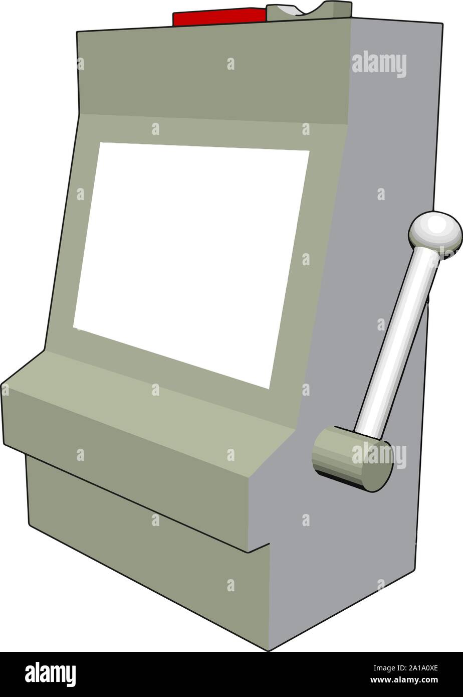 Machine, illustration, vector on white background Stock Vector Image ...