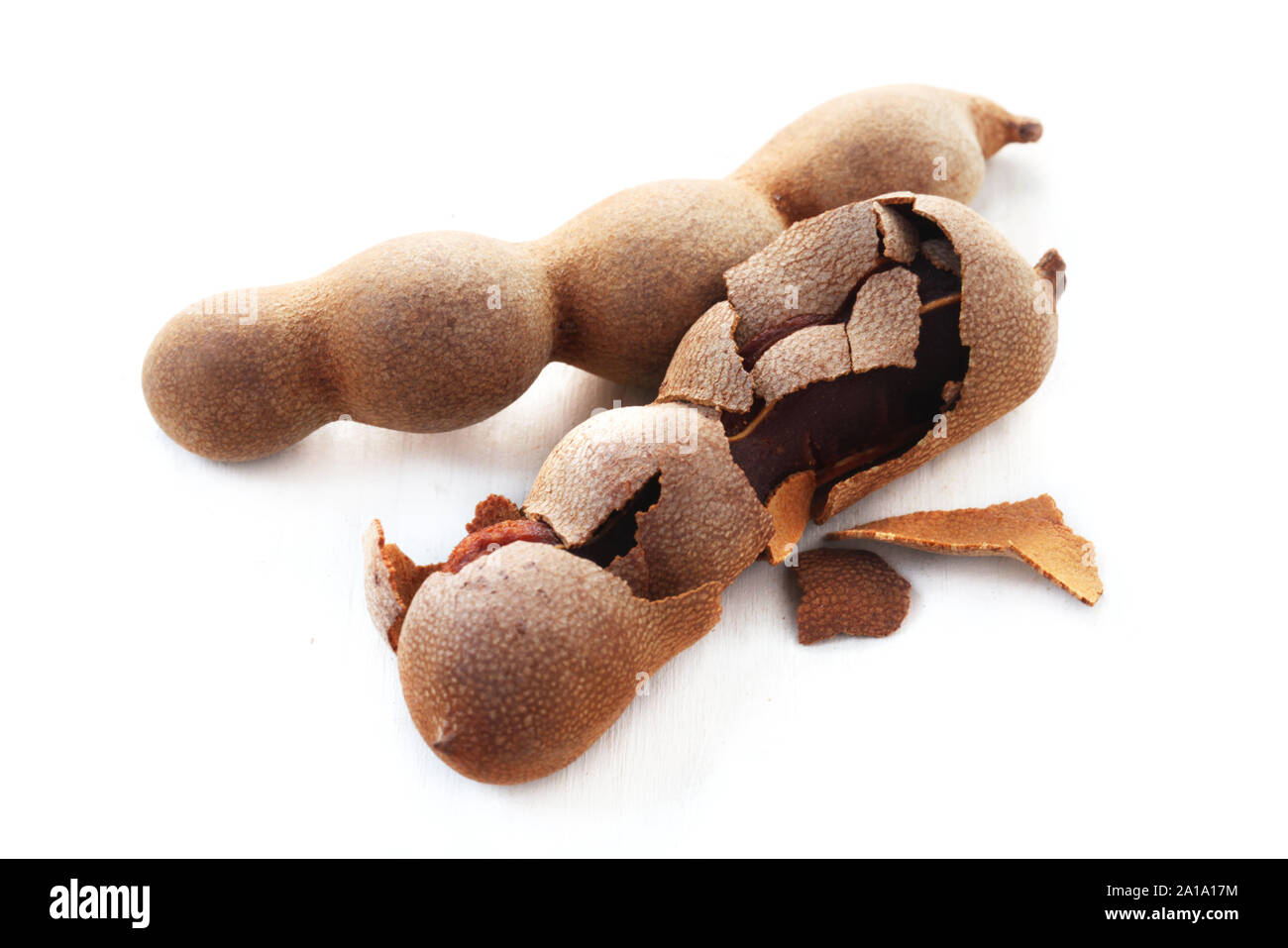 Tamarind Isolated On White Stock Photo - Alamy