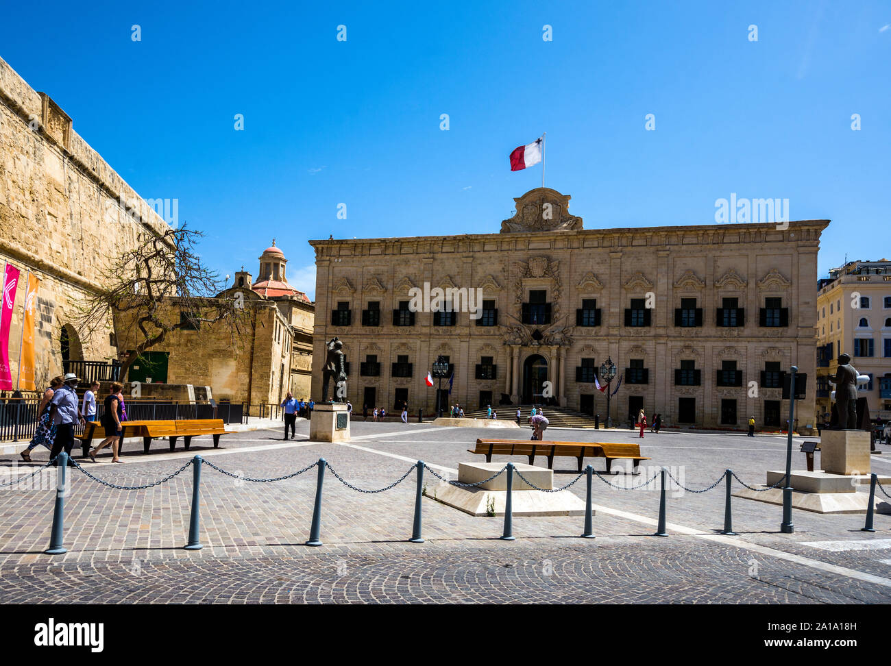 Prime Ministers Office, Valletta, Malta. stock photo Stock Photo - Alamy