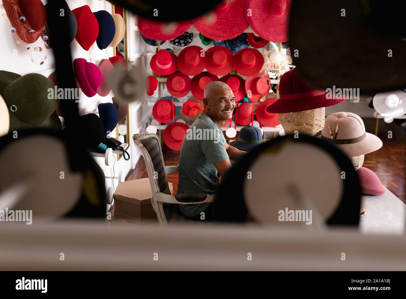 Hat store display hi-res stock photography and images - Alamy