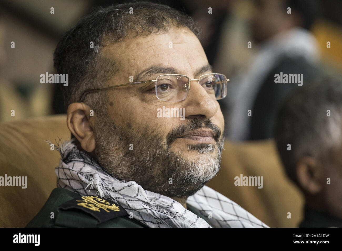 Tehran, Iran. 25th Sep, 2019. Brigadier General GHOLAMREZA SOLEIMANI ...