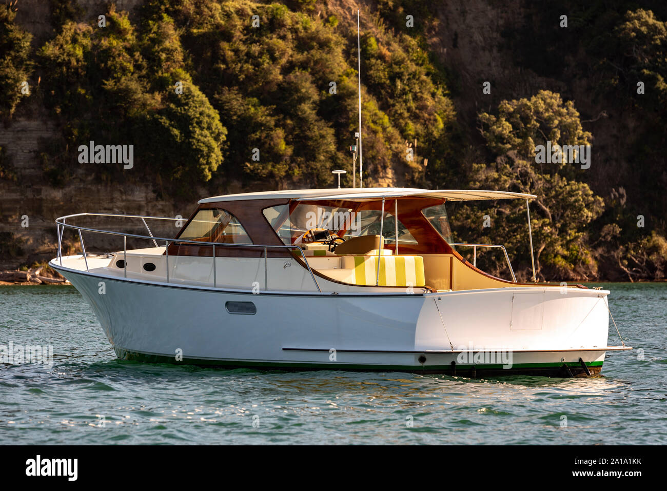 Classic motor launch boat hi-res stock photography and images - Alamy