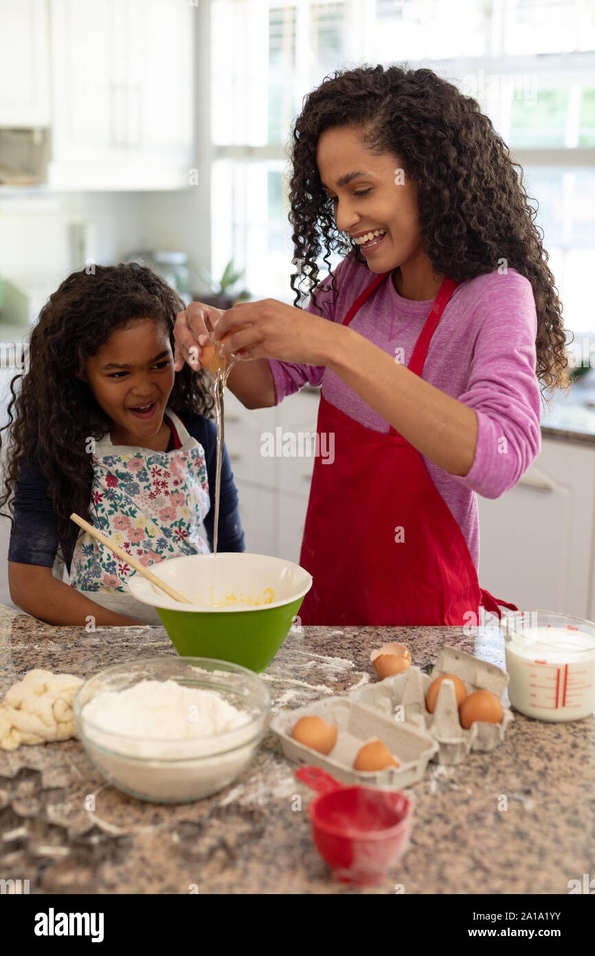 Young girl making cookies hi-res stock photography and images - Alamy