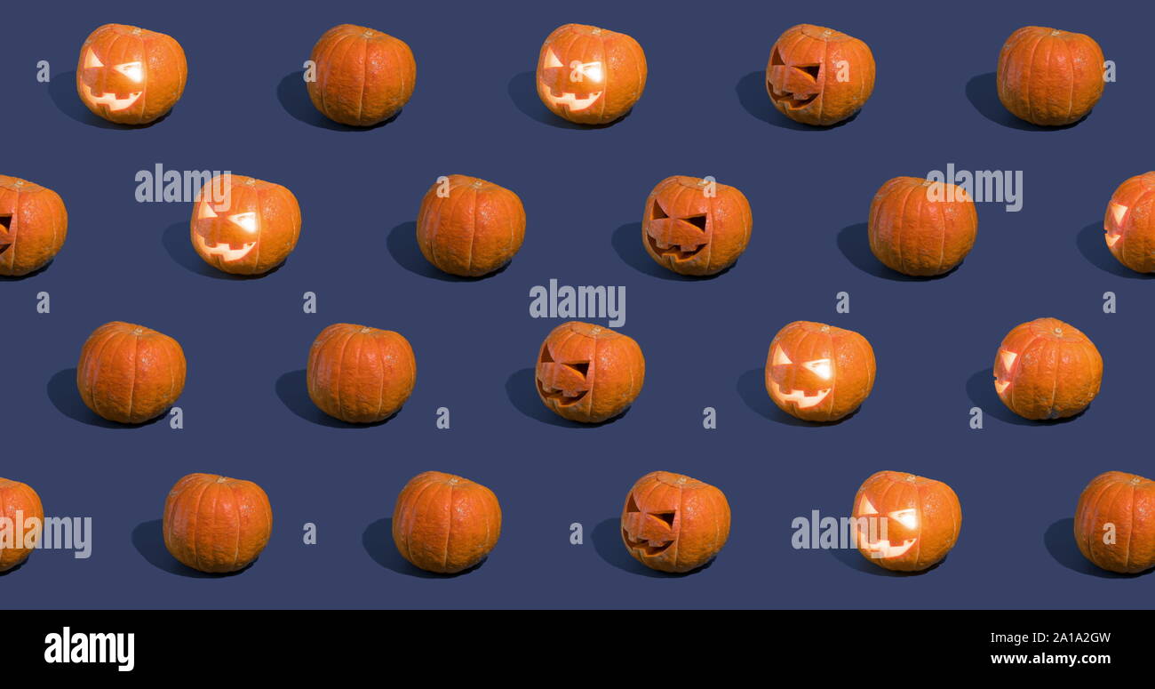 Halloween pumpkins or Jack o'Lantern Stock Photo - Alamy