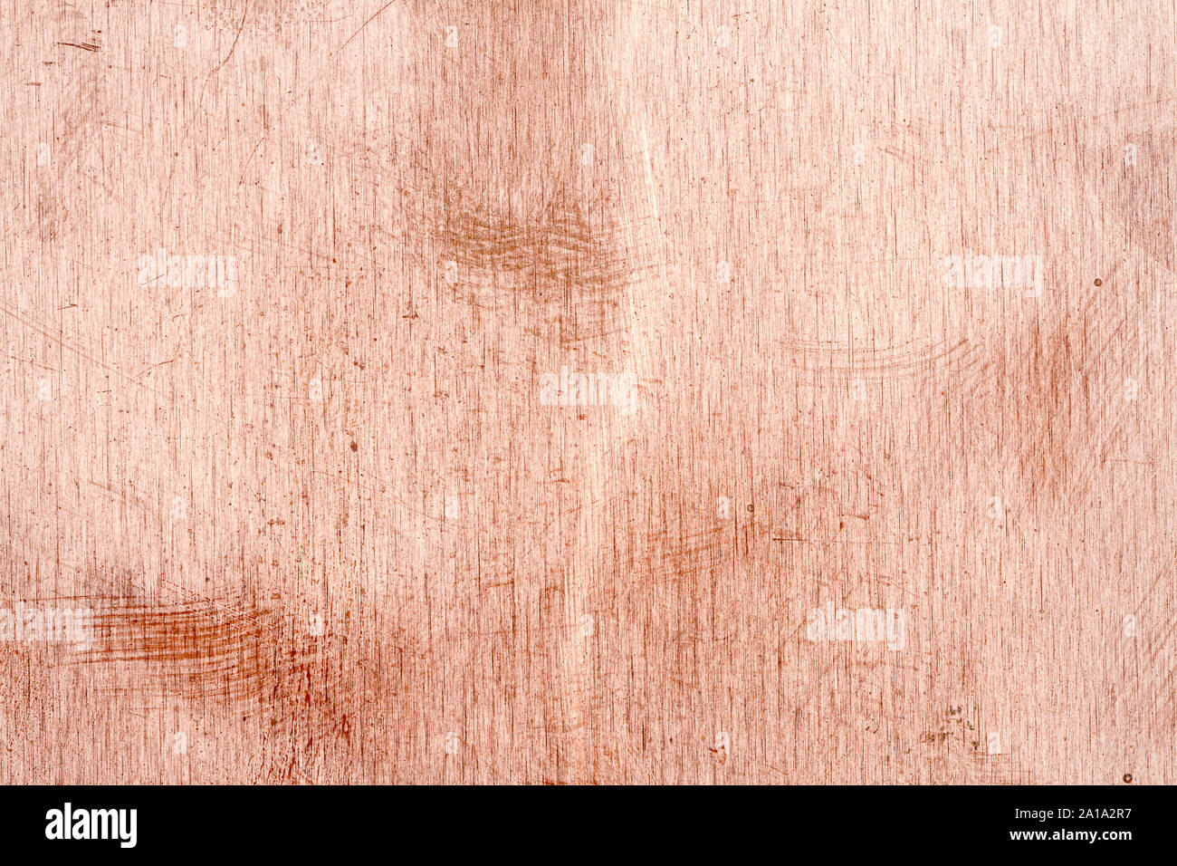 Scratched dirty dusty copper plate texture, old metal background ...