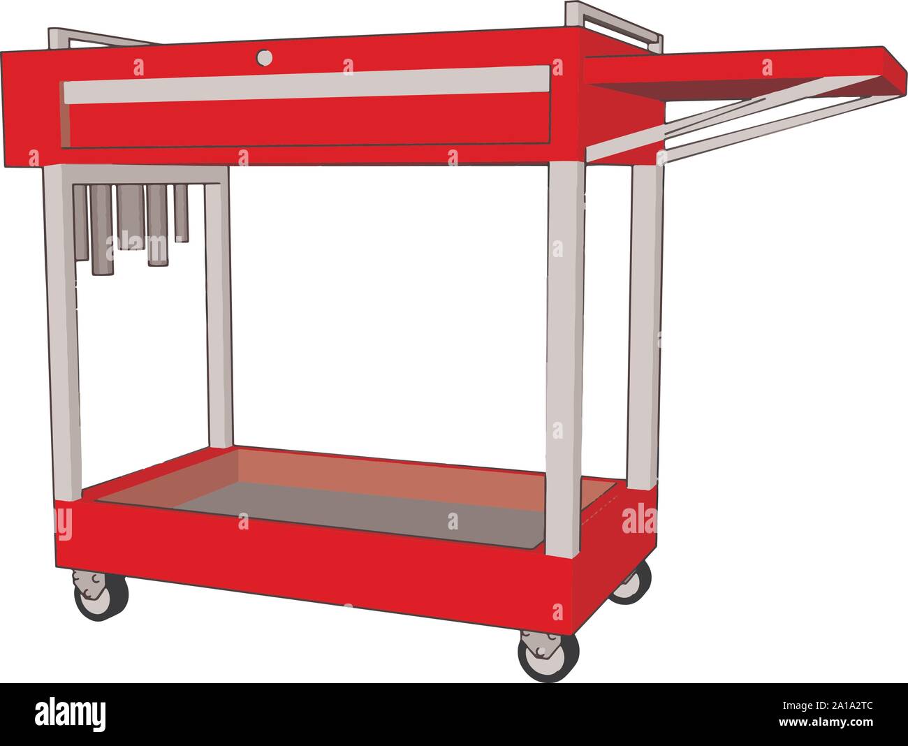 Medical table, illustration, vector on white background Stock Vector ...