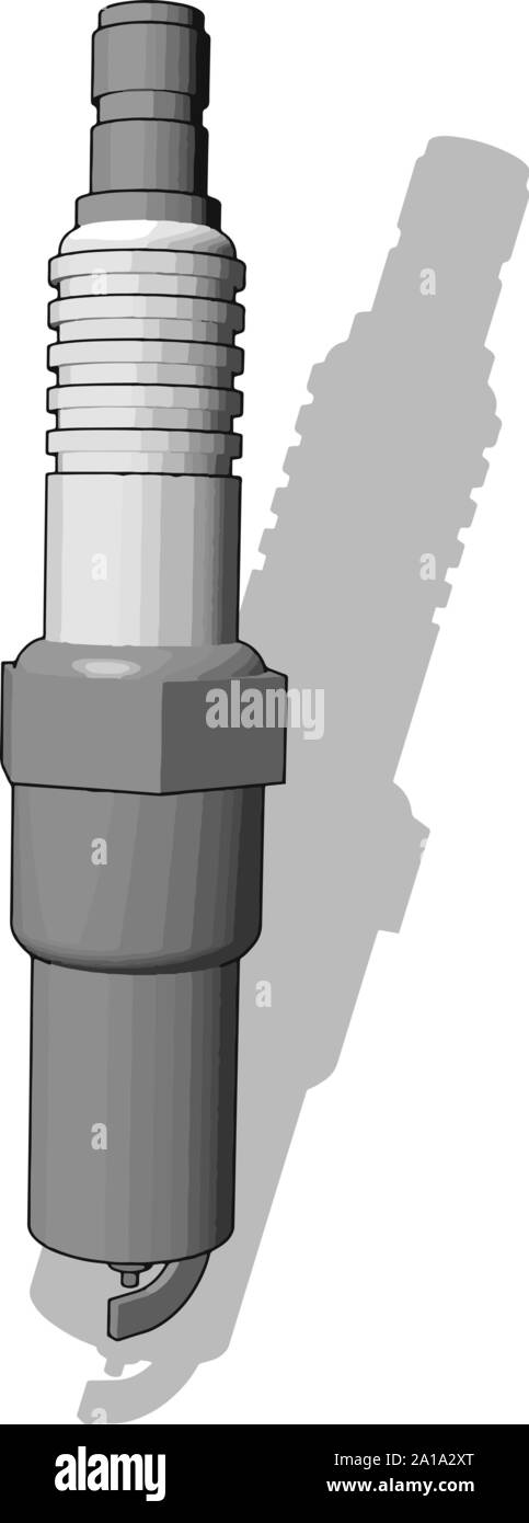 One spark, illustration, vector on white background Stock Vector Image ...