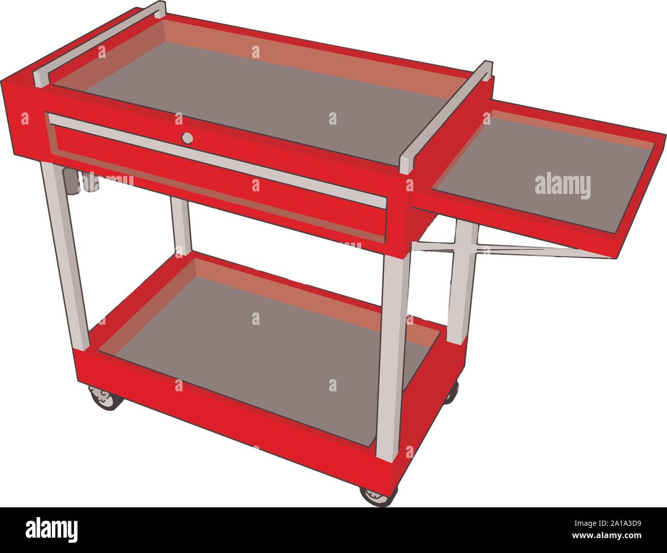 Medical table, illustration, vector on white background Stock Vector ...