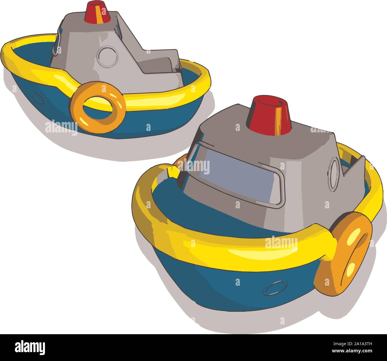 Happy cruise ship cartoon hi-res stock photography and images - Alamy