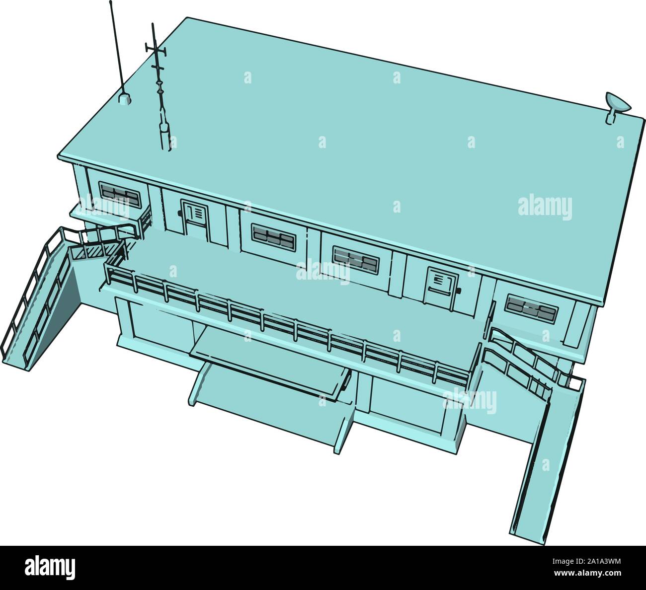 Office storage warehouse building Stock Vector Images - Alamy