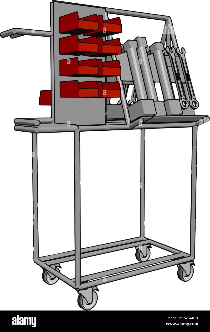 On carts Stock Vector Images - Alamy