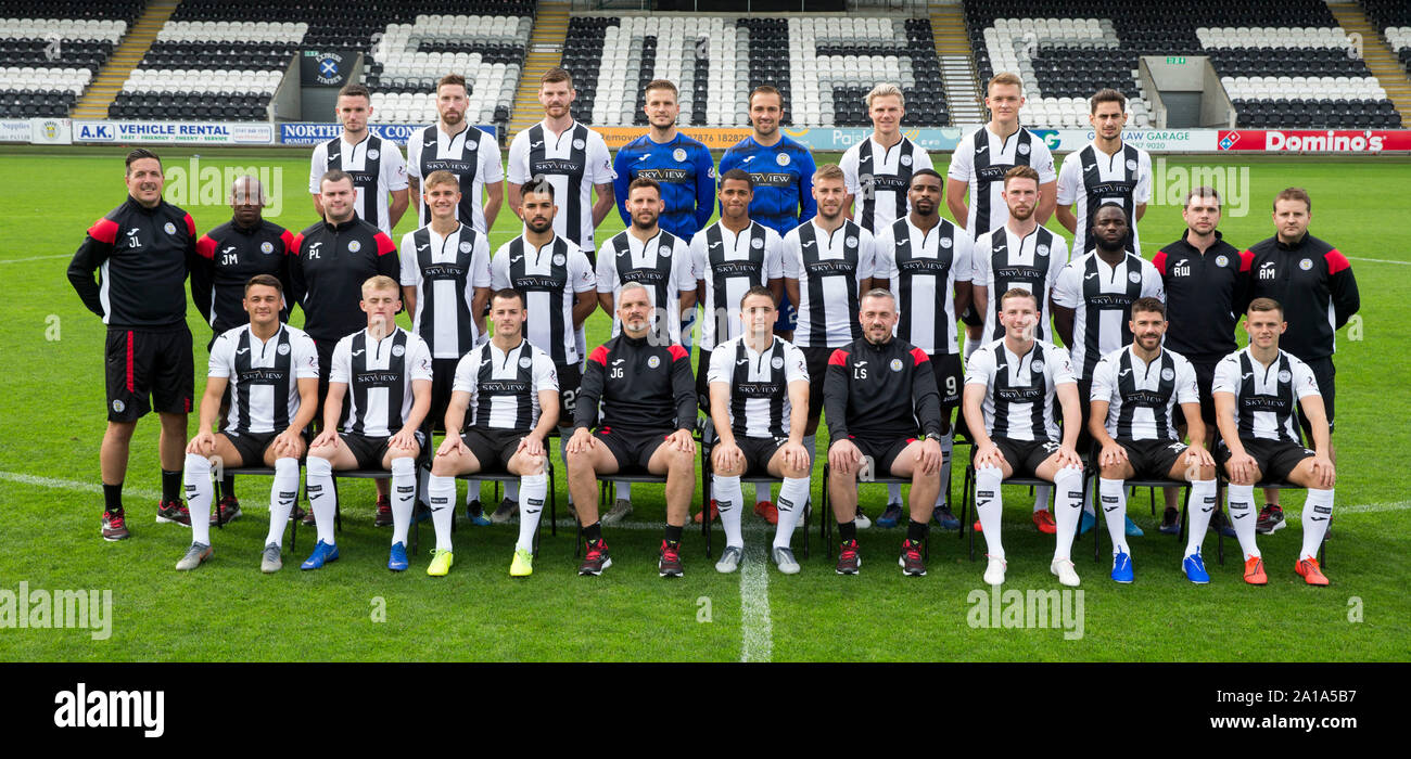 St Mirren's Team Photo Stock Photo - Alamy