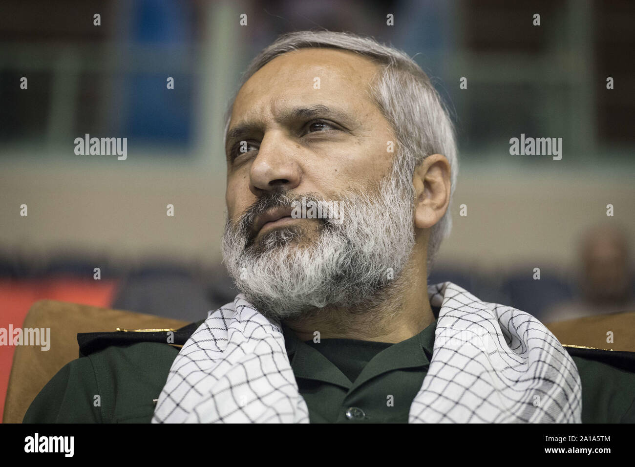 Tehran, Iran. 25th Sep, 2019. Brigadier General MOHAMMAD REZA YAZDI ...