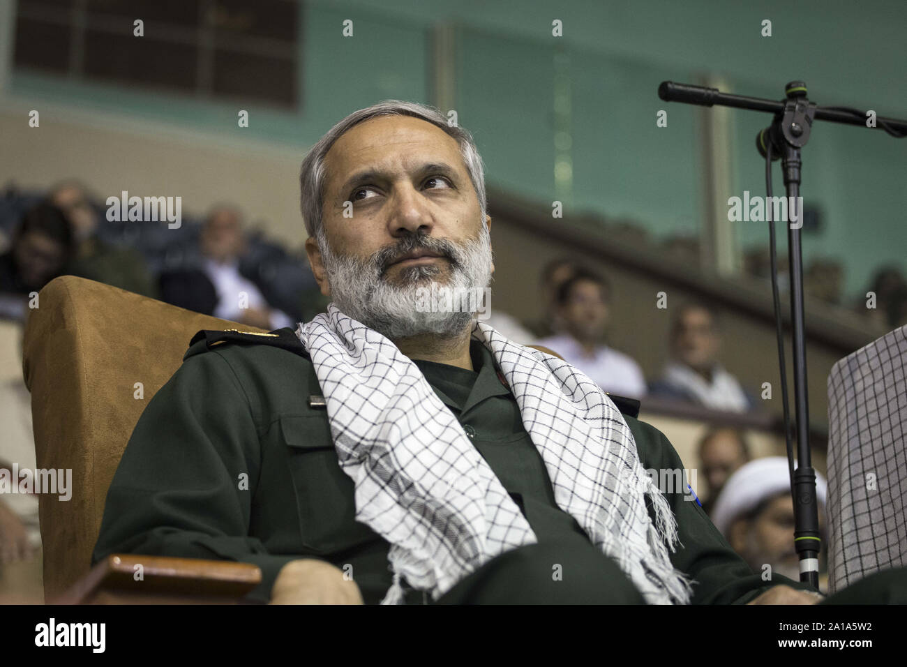 Tehran, Iran. 25th Sep, 2019. Brigadier General MOHAMMAD REZA YAZDI ...